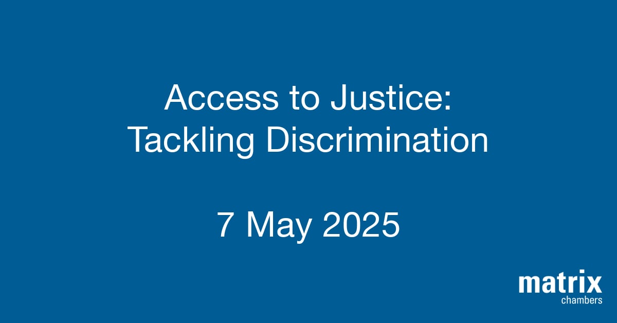Access To Justice: Tackling Discrimination