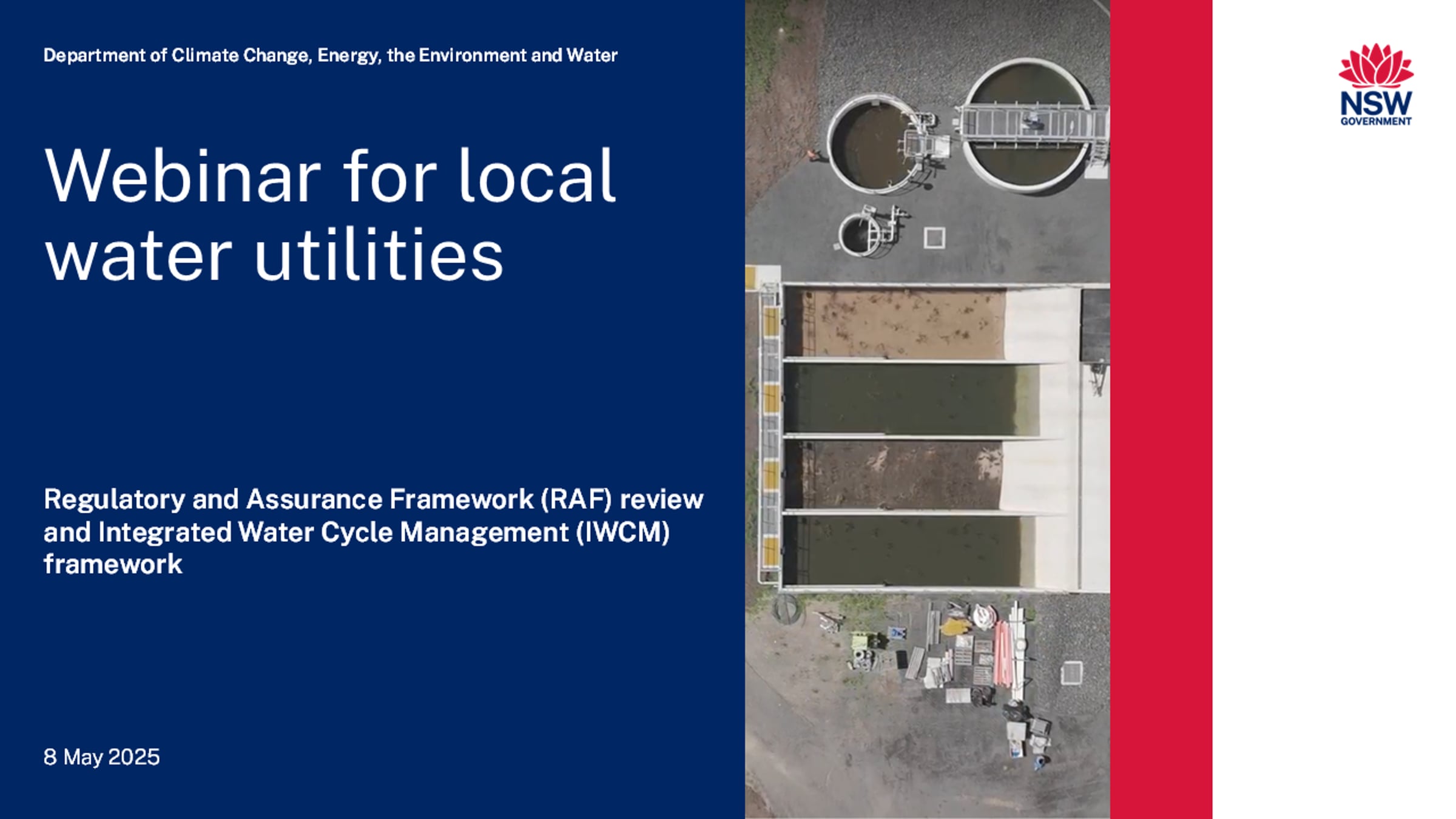 Regulatory and Assurance Framework review and Integrated Water Cycle ...