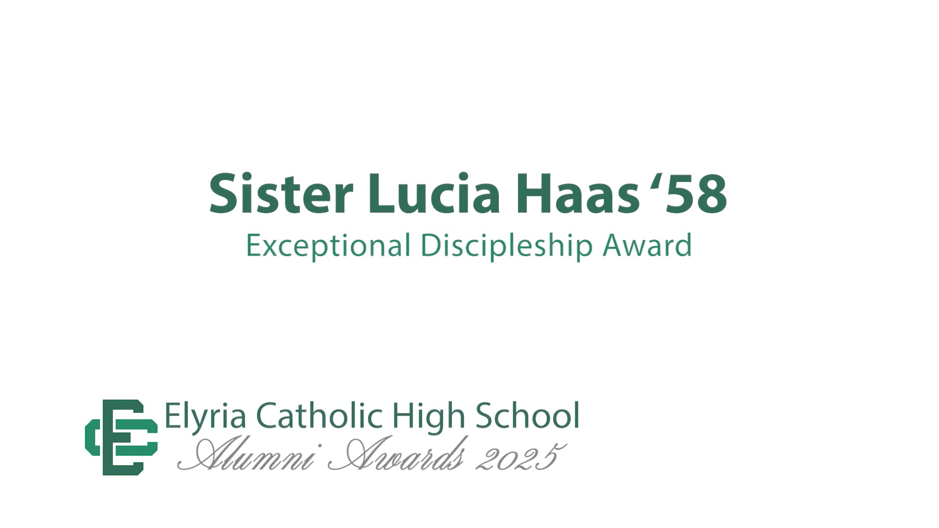 Sister Lucia Haas '58