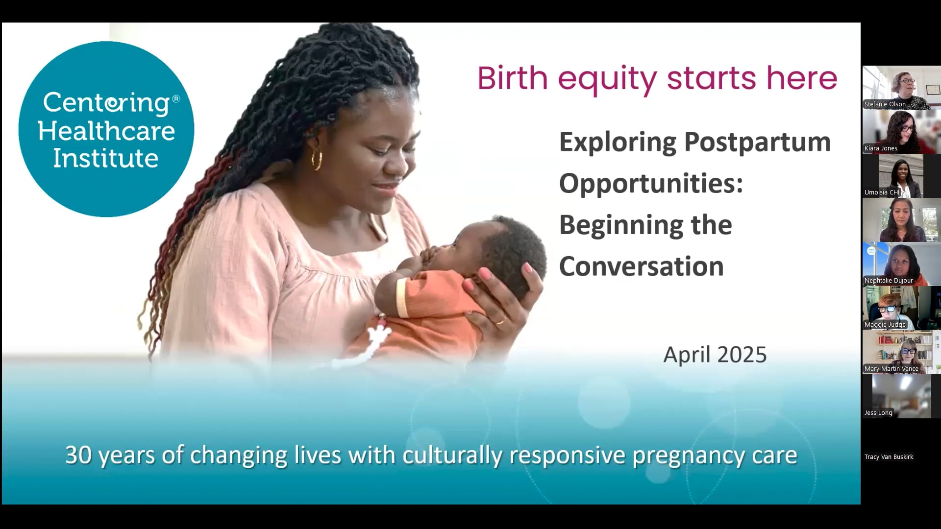 Centering Postpartum Webinar 2025