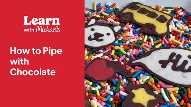 How to Pipe Chocolate Expert-Led Craft Tutorial On-Demand | Michaels