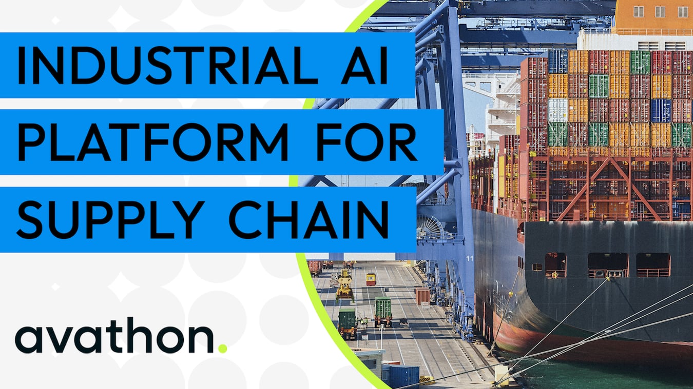 Avathon Industrial AI Platform for Supply Chain