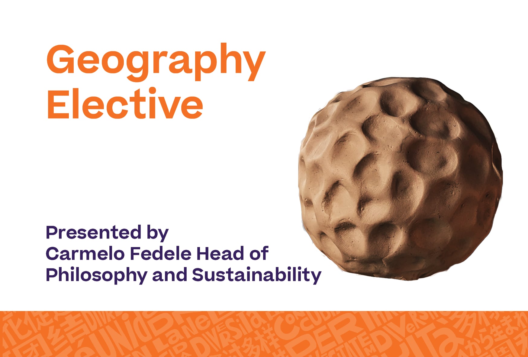 Elective Geography Stage 6