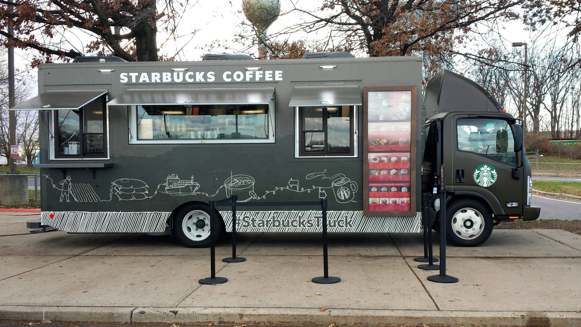 Starbucks Mobile Coffee Trucks