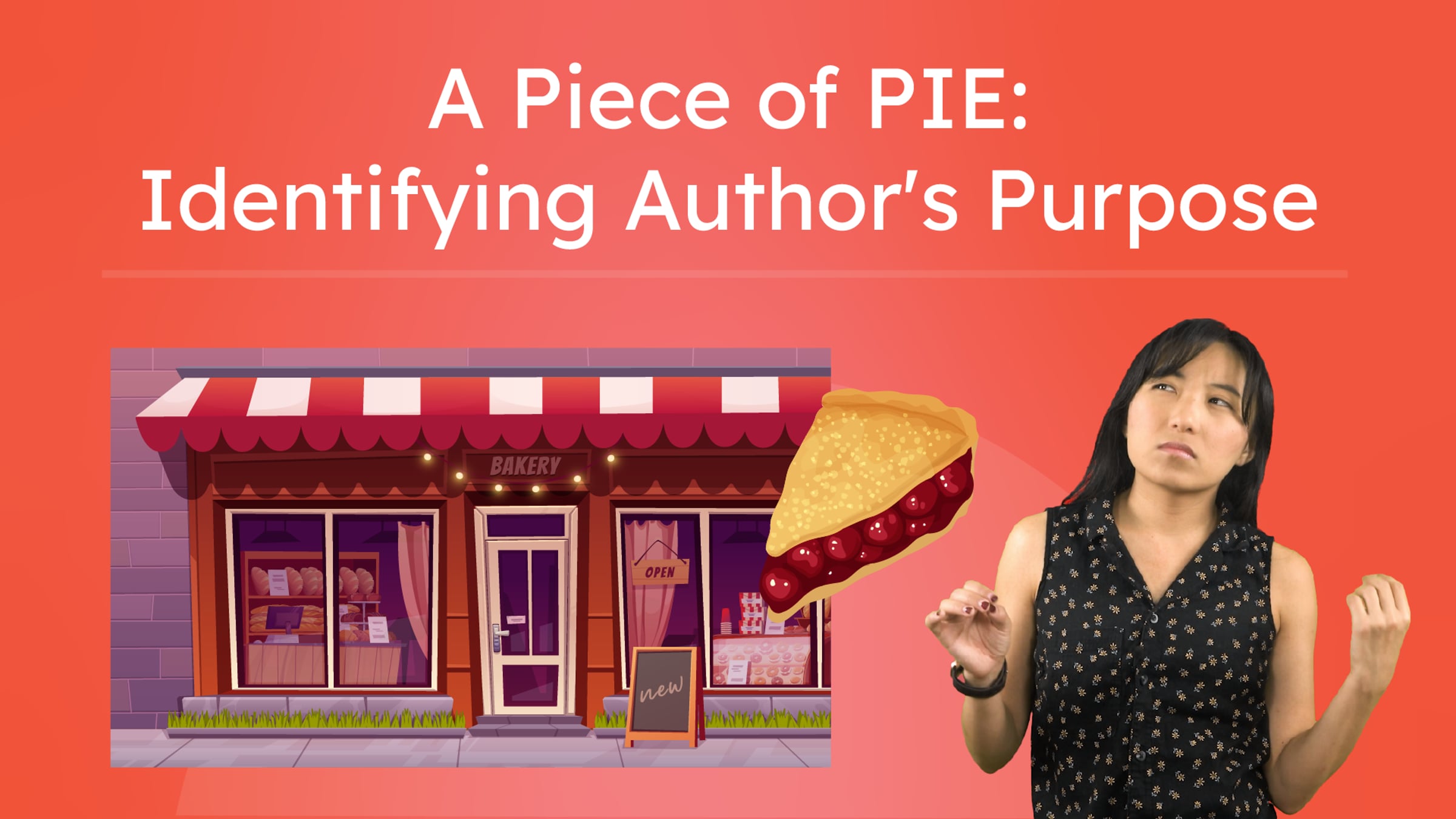 A Piece of PIE: Identifying Author's Purpose