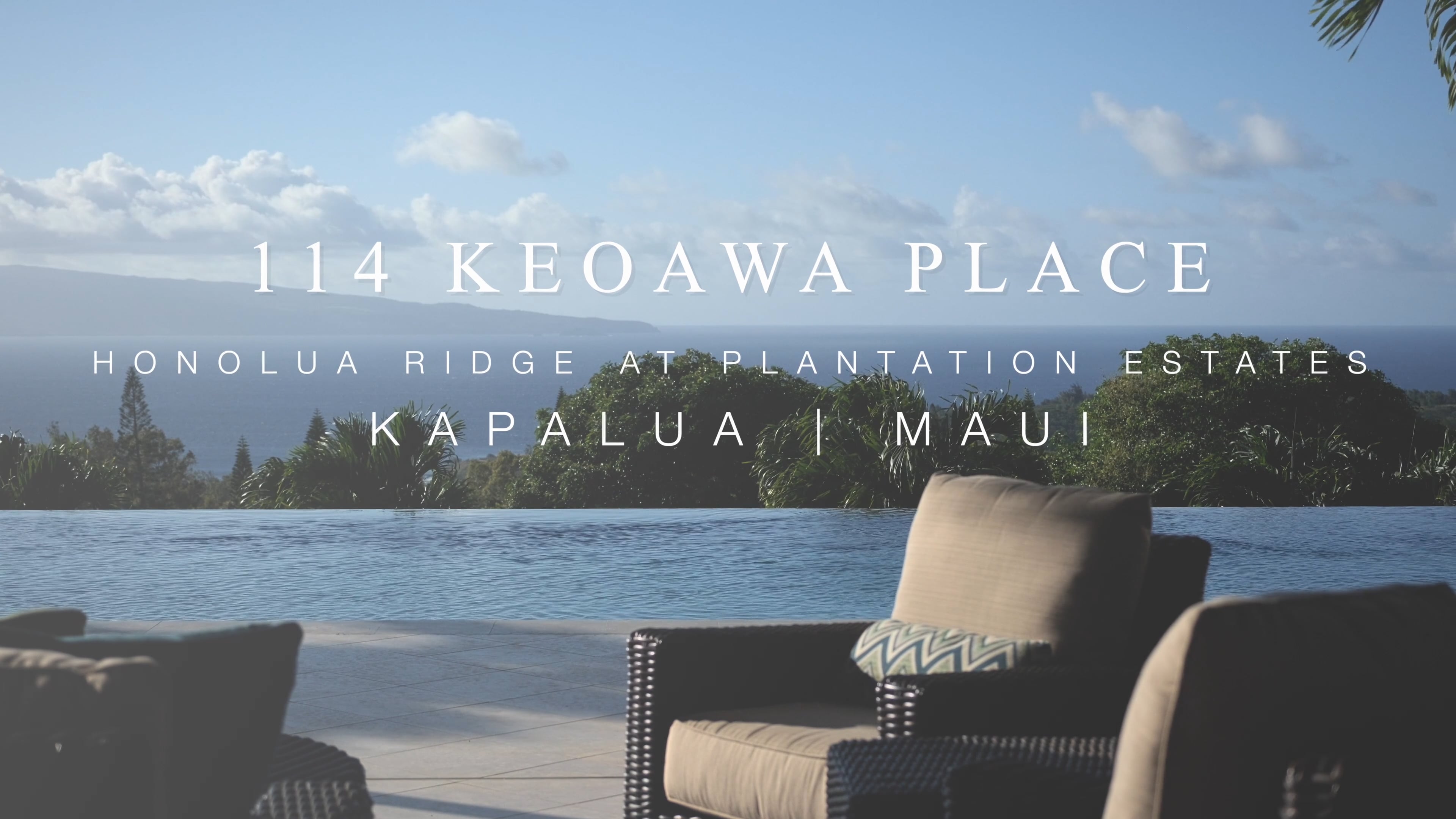 114 Keoawa Place | Honolua Ridge at Plantation Estates | Kapalua, Maui ...