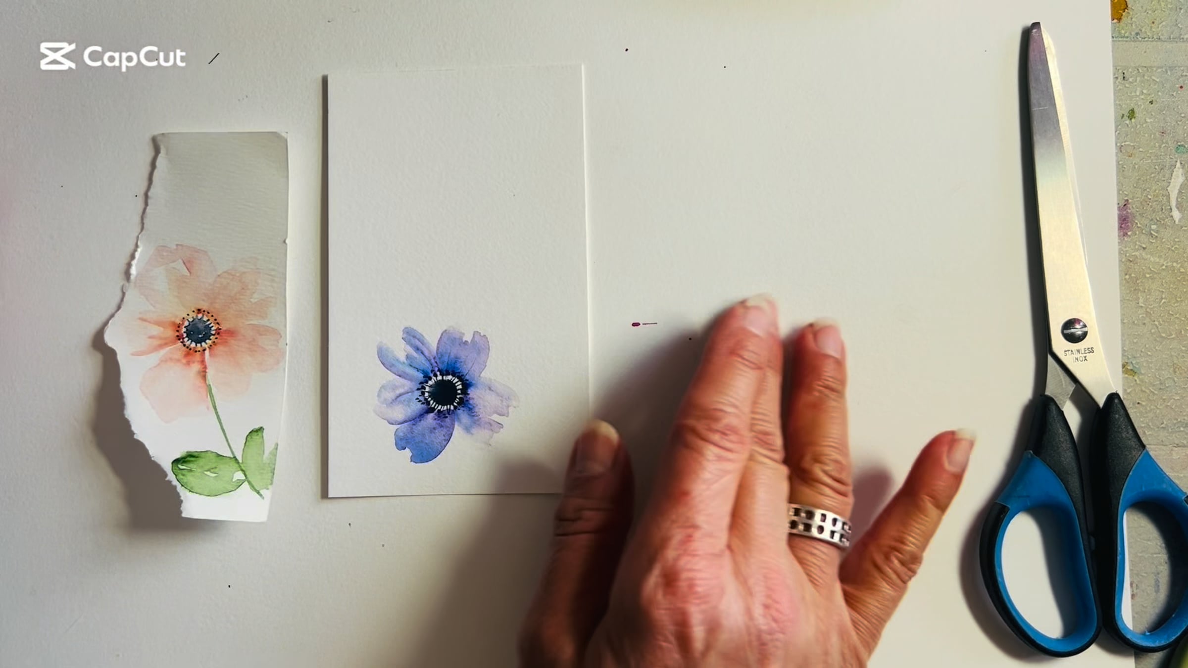 Flower Cut Out Card