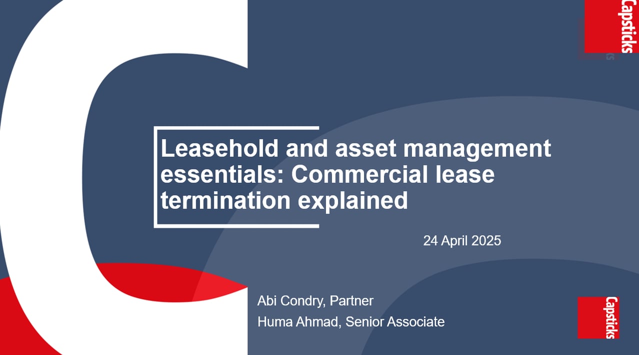 Leasehold and asset management essentials - Commercial lease ...
