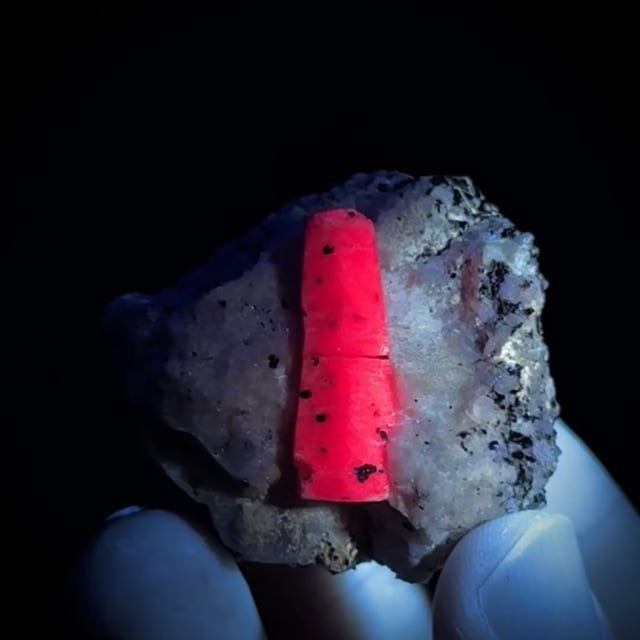 Corundum var. Ruby | Zazafotsy Quarry, Zazafotsy, Ihosy Dist., Ihorombe ...