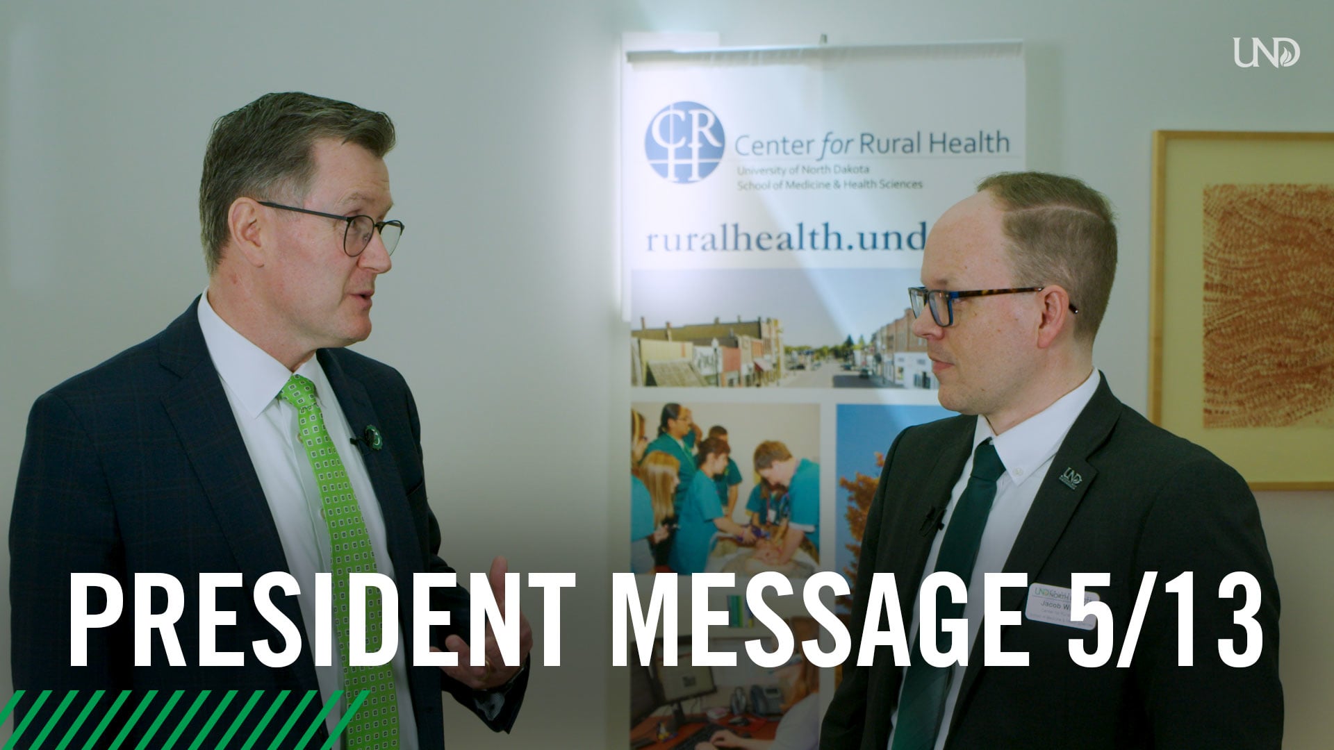 President's Message 5-13-25: Jacob Warren with Center for Rural Health