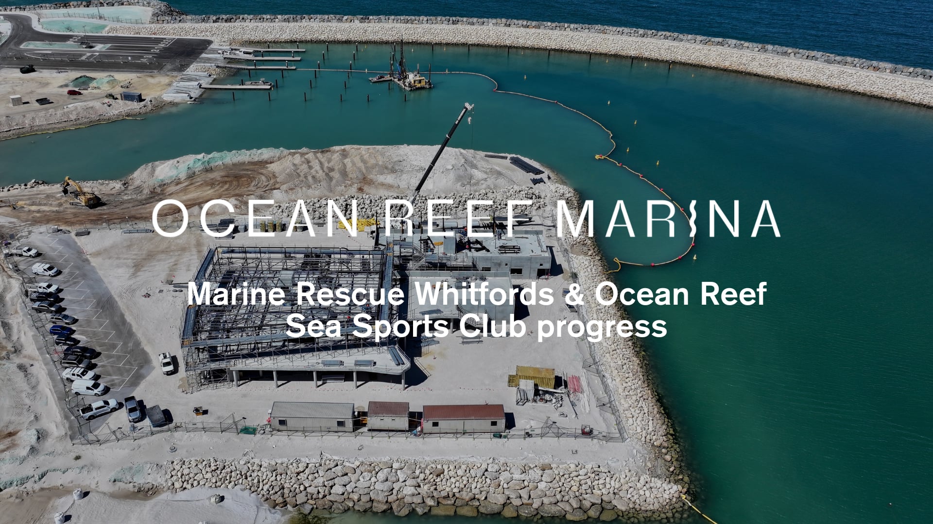 Ocean Reef Marina – construction progress for Marine Rescue Whitfords ...