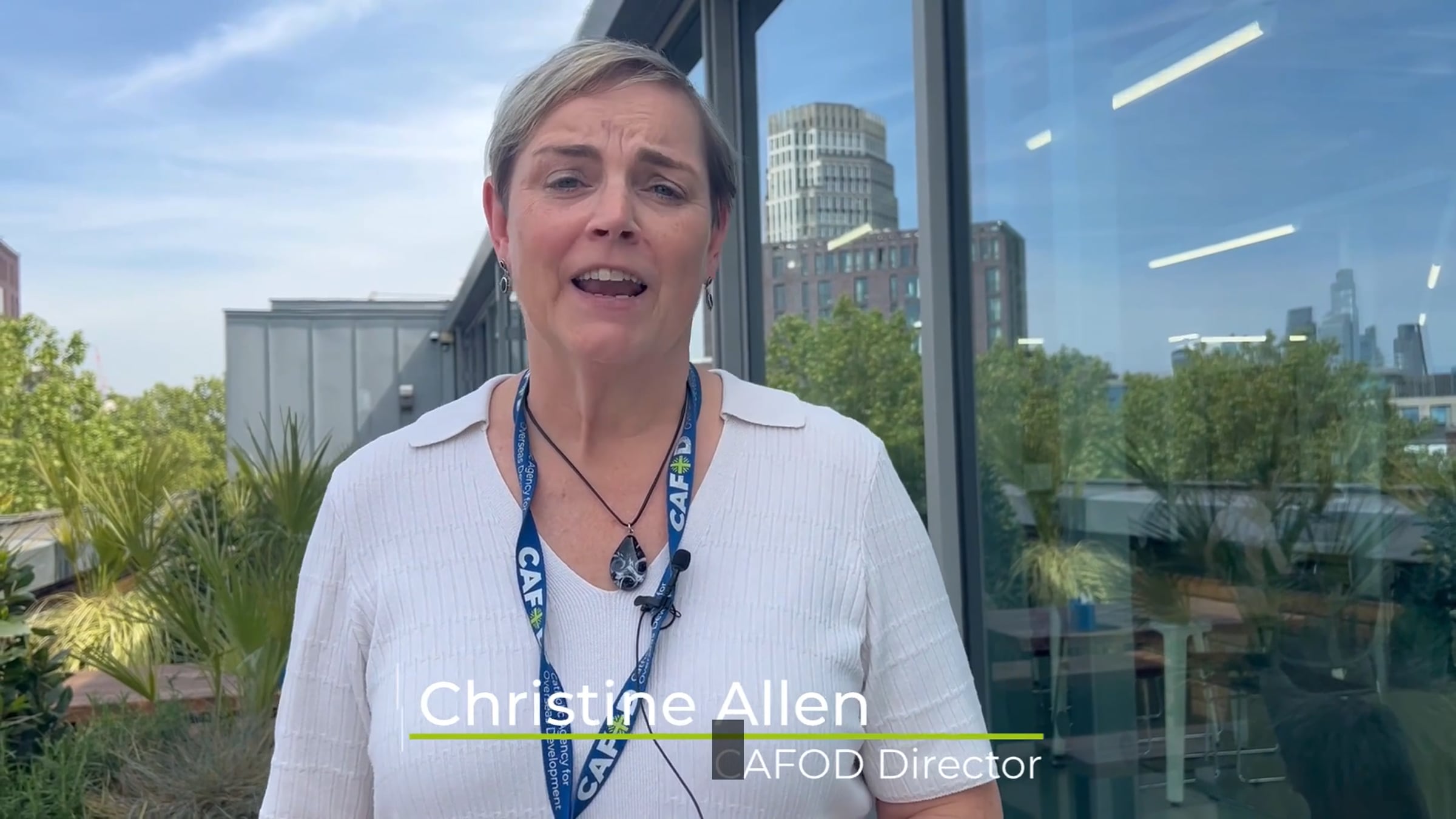 Christine Allen Thank You message to all volunteers 2025