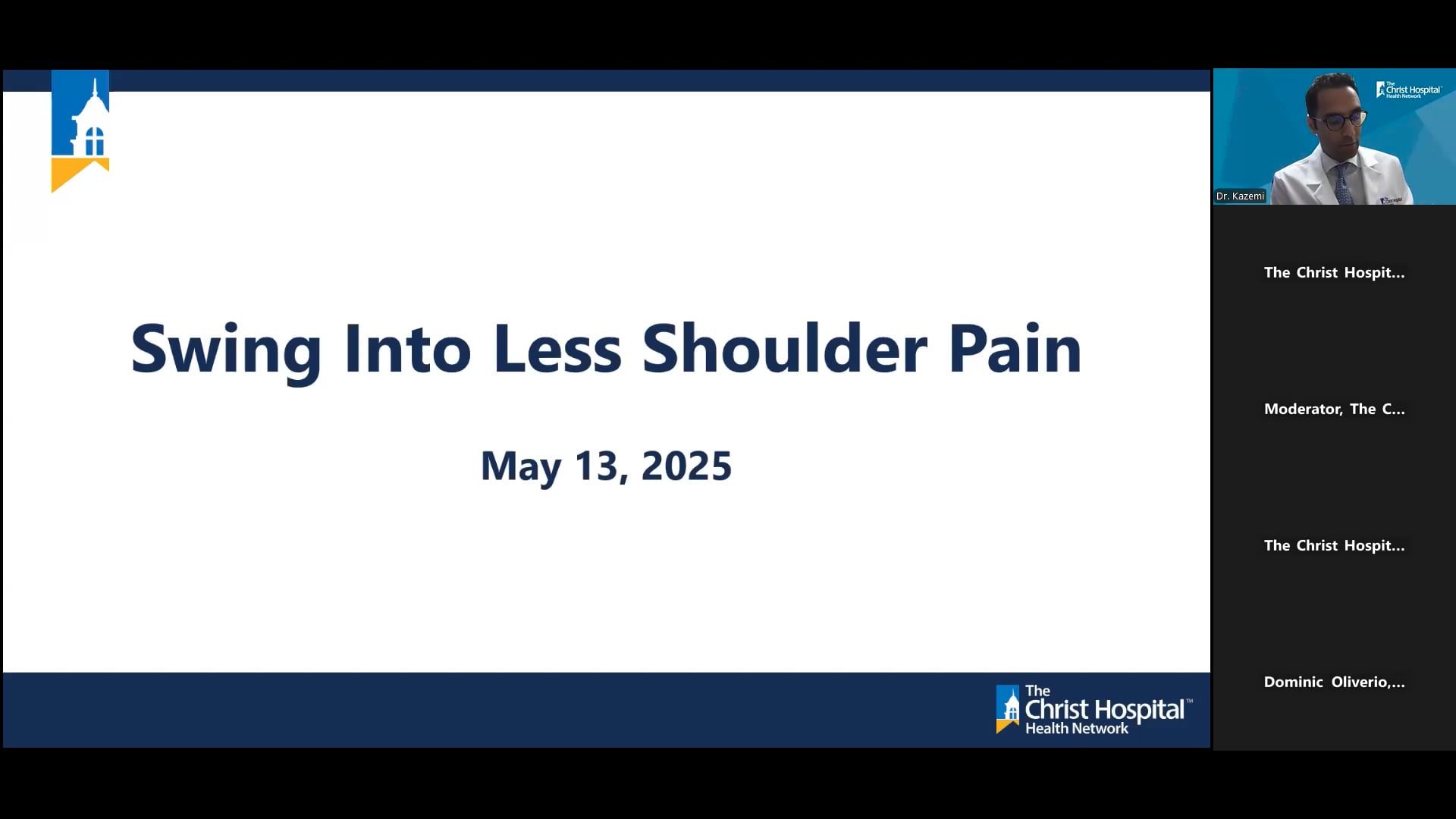 Webinar - Swing into Less Shoulder Pain