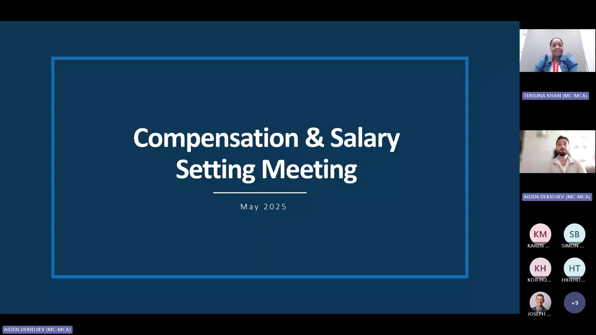 Salary Setting Guide for Managers Meeting May 2025