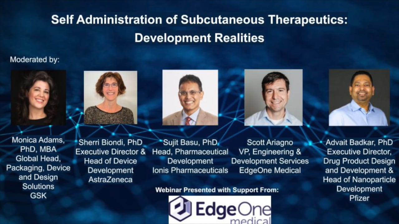 Self Administration of Subcutaneous Therapeutics: Development Realities