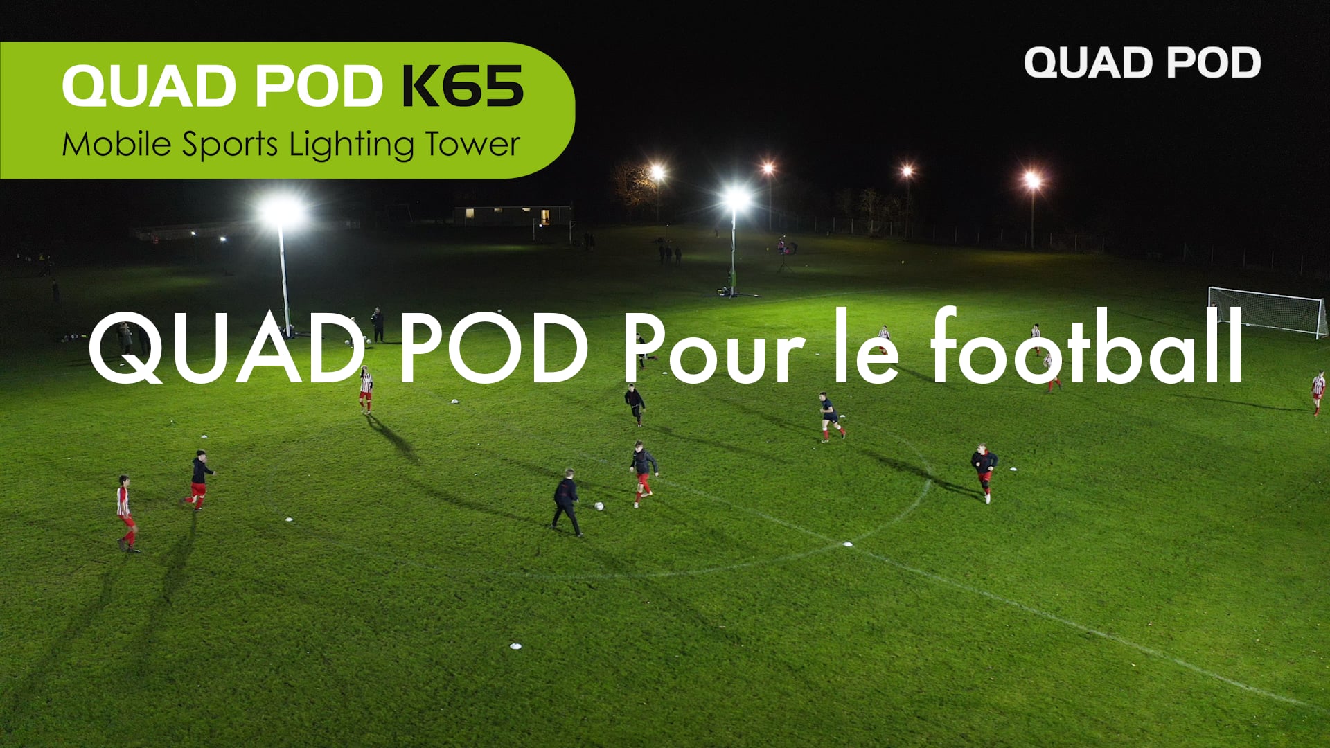 QUAD POD K65 Mobile Lighting Tower For Football - FR