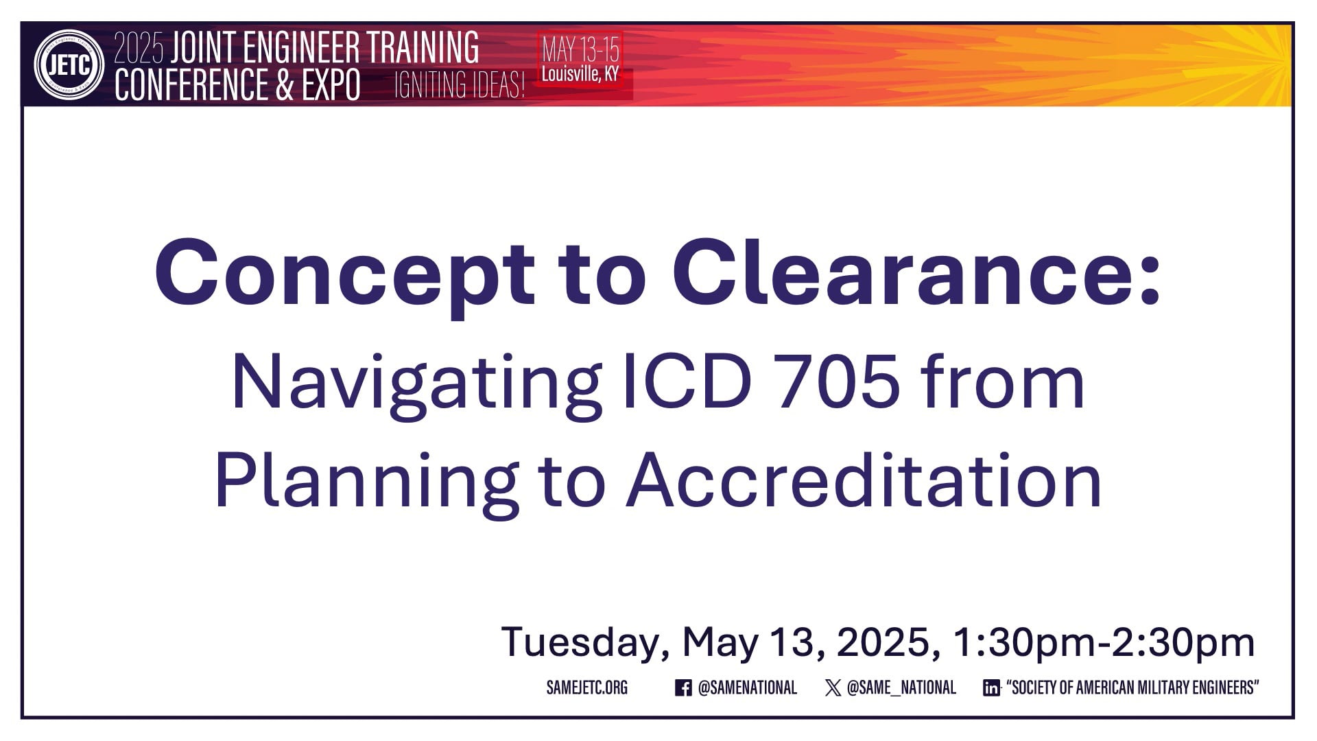 Tue.M100.1330.Concept to Clearance_ Navigating ICD 705 from Planning to ...