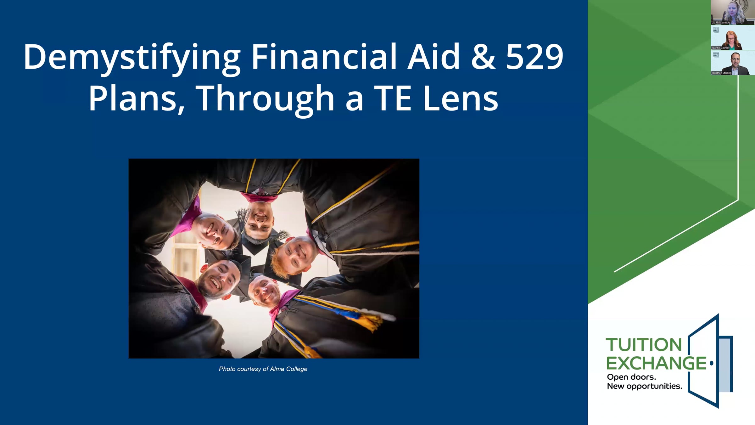 Demystifying Financial Aid, 529 Plans Through a TE Lens