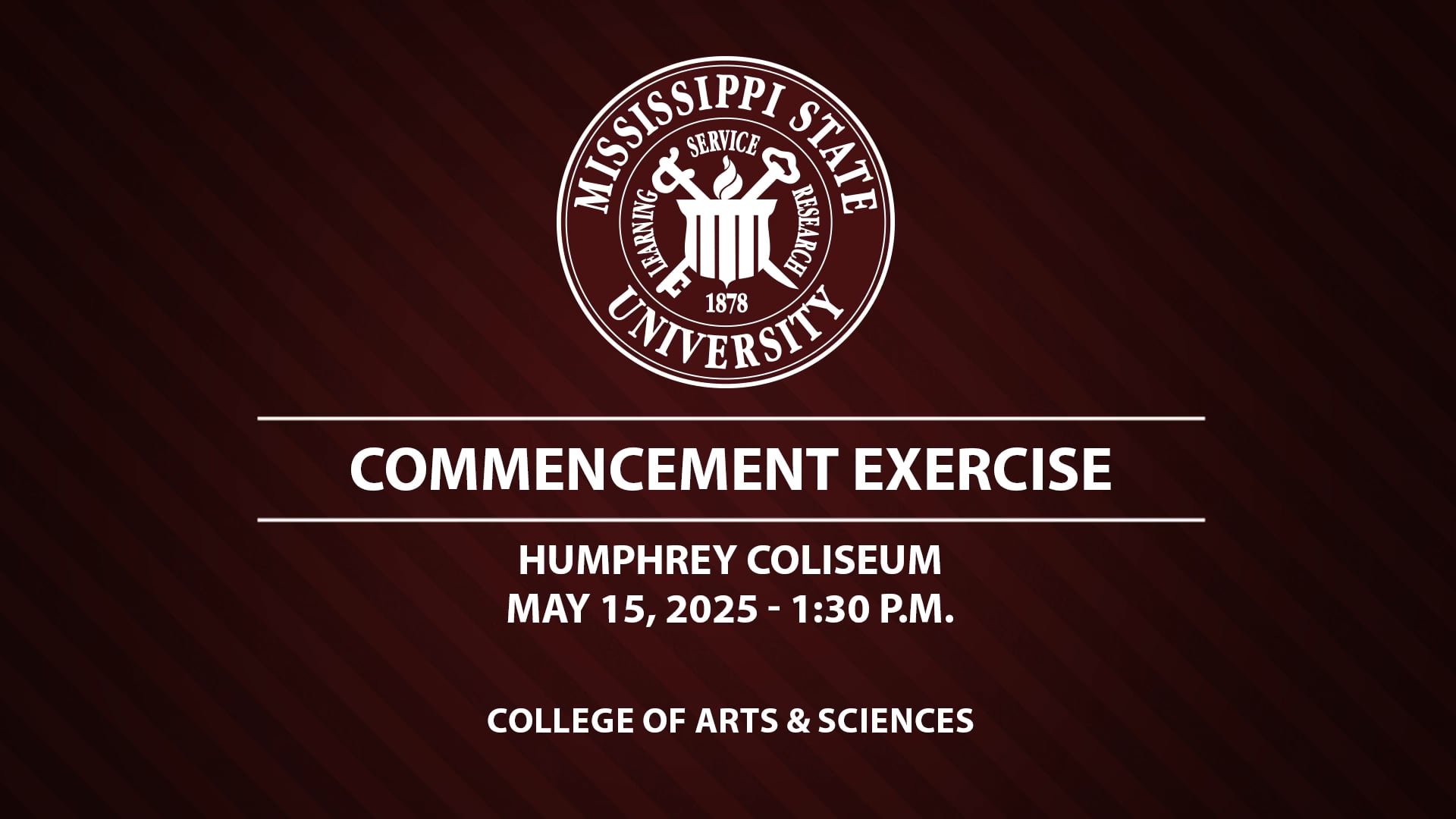MSU Spring Commencement - 1:30p May 15th, 2025
