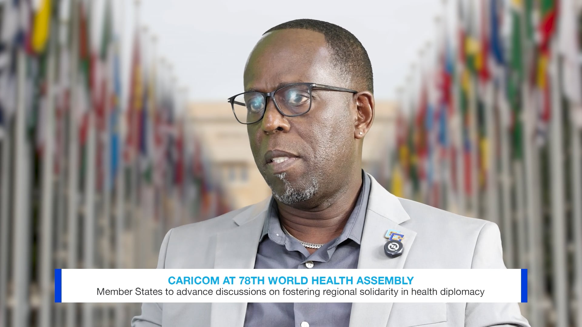 CARICOM @ 78th World Health Assembly | Dr Armstrong Alexis | Deputy ...