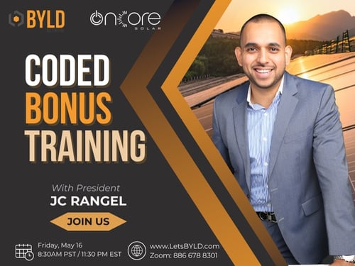 BYLD Coded Bonus Training with President JC Rangel - May 16th, 2025 ...