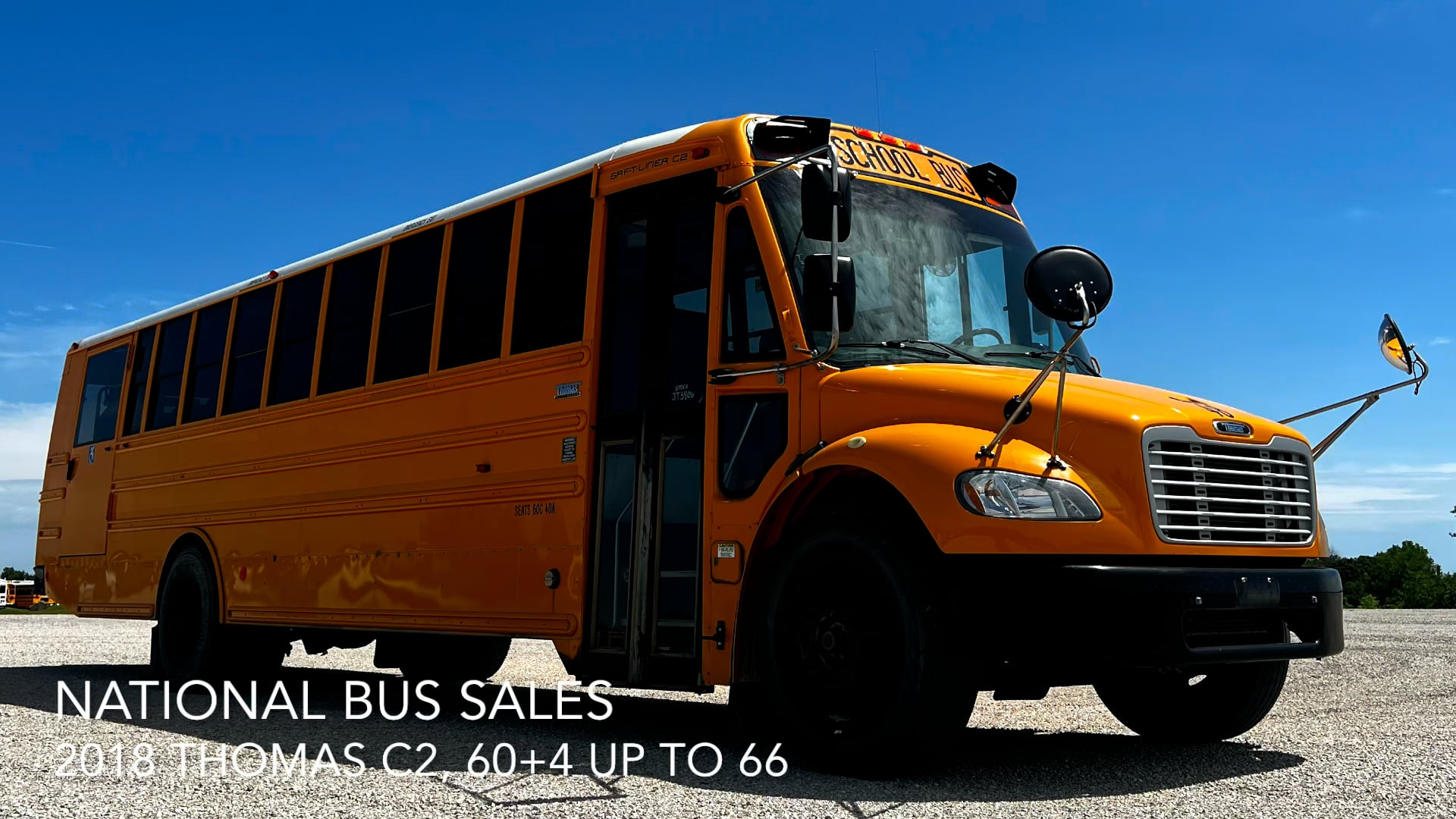 2018 Thomas C2, 60+4 up to 66 Passenger - National Bus Sales