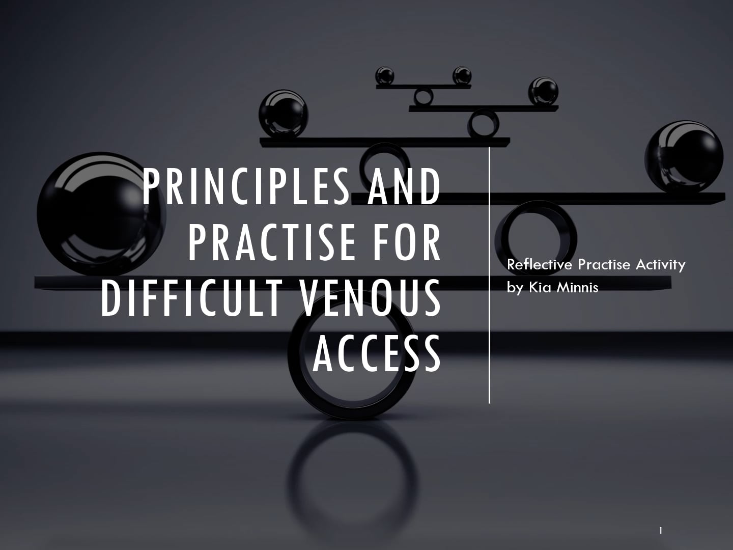 Reflection - Principles and Practise for Difficult Venous Access by Kia ...