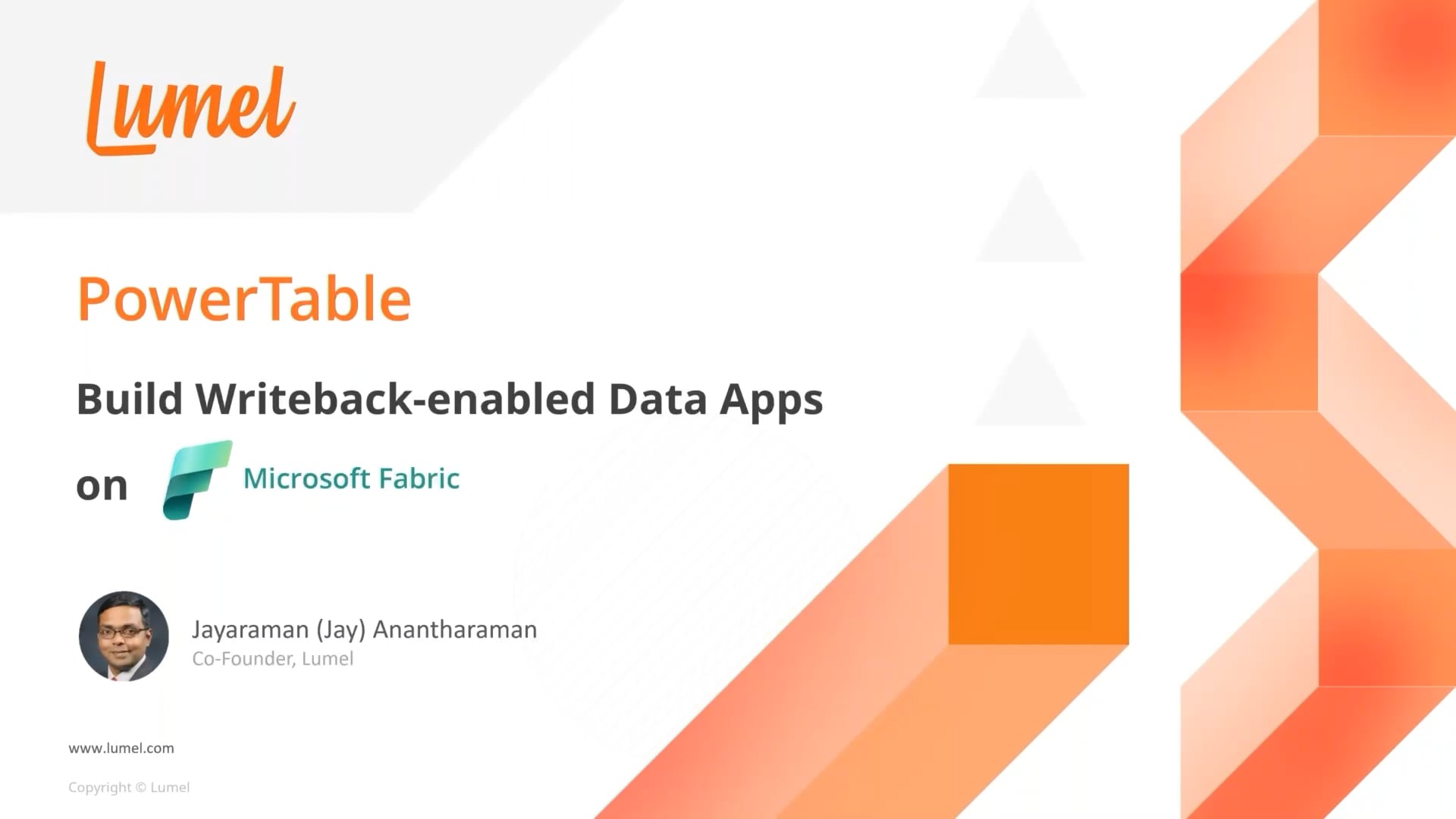 Webinar-Build Writeback-enabled Data Apps on Microsoft Fabric