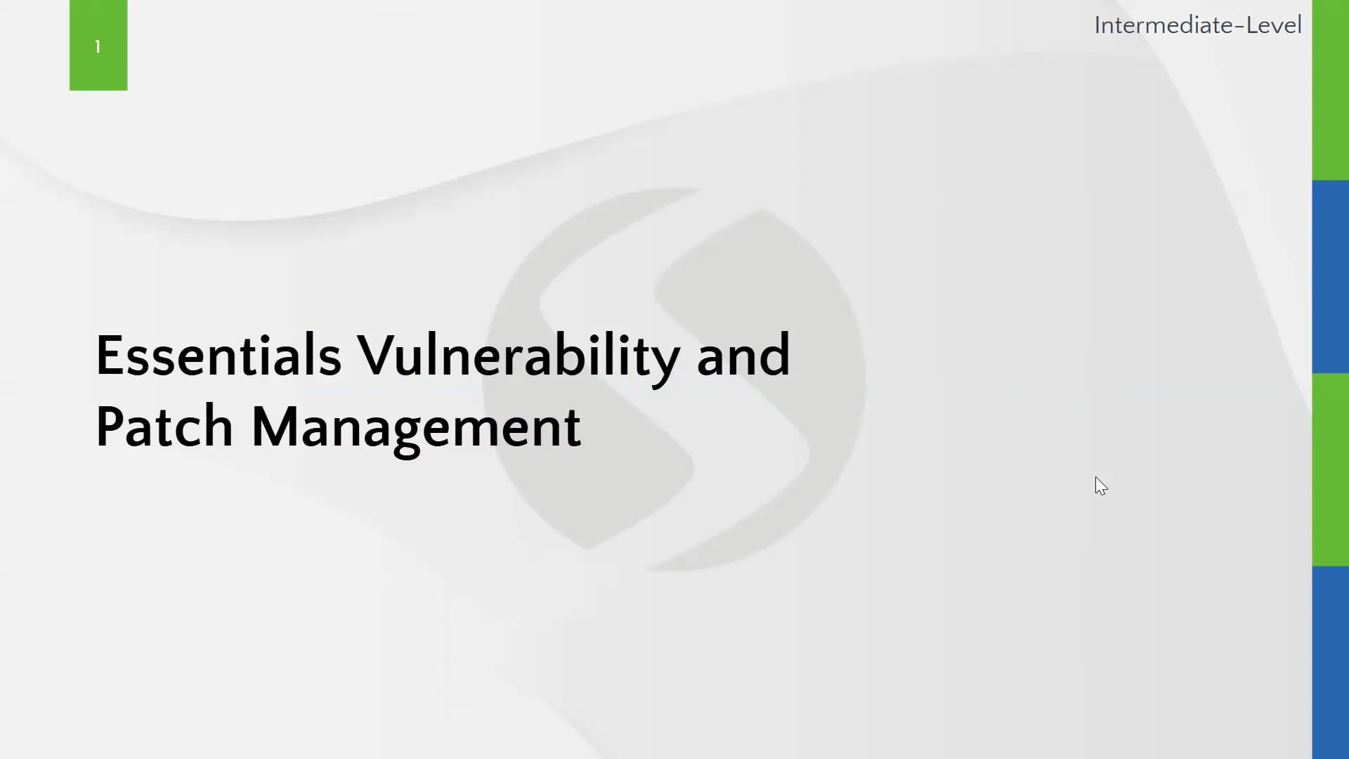 Patch and Vulnerability Mngmnt Day 1