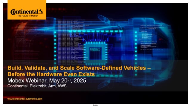 Build, validate, and scale software-defined vehicles - before the hardware even exists - Mobex