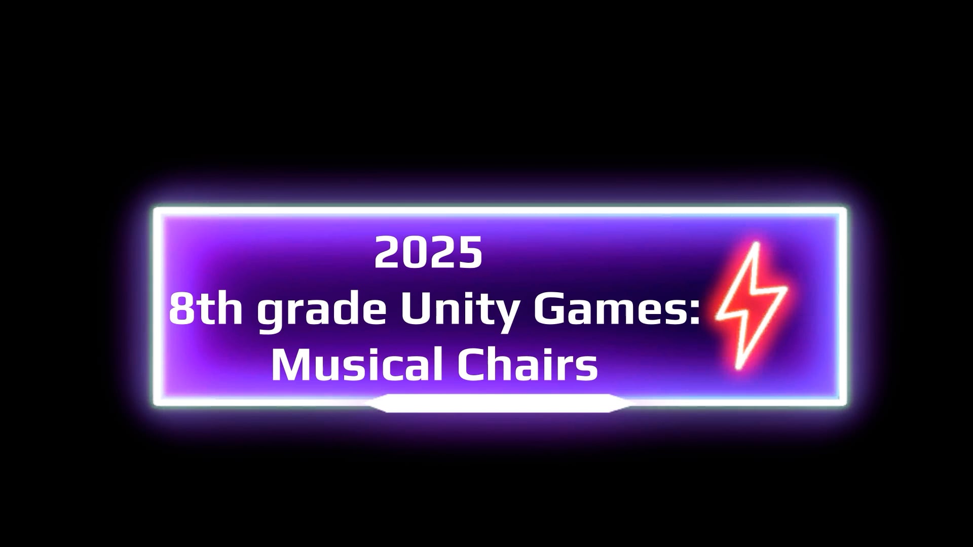 2025 8th grade Unity Games: Musical Chairs