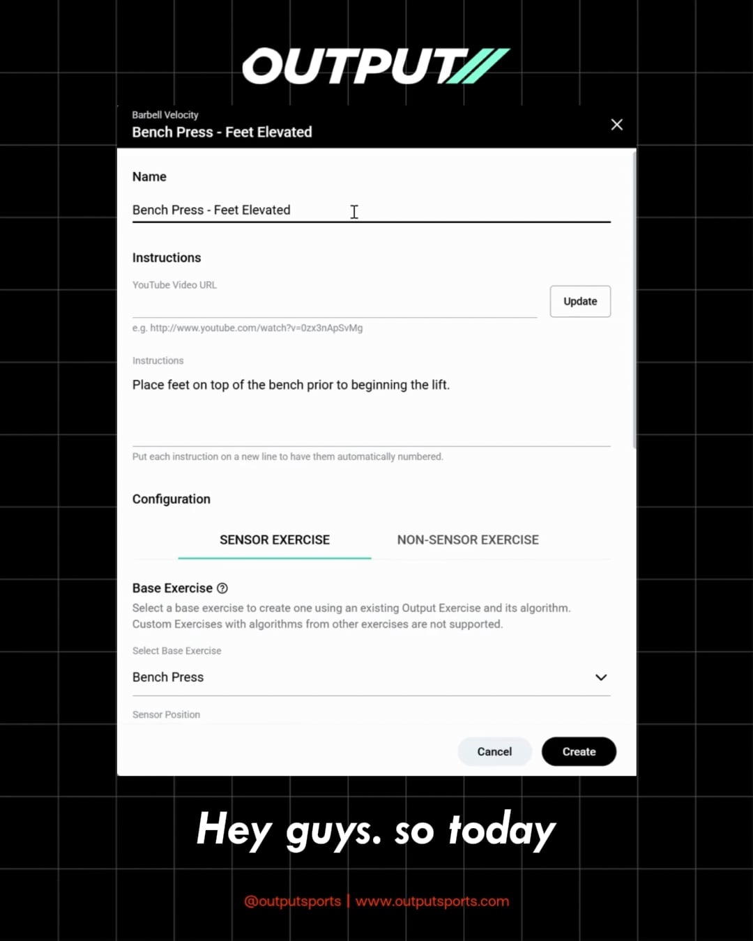 Walkthrough: Custom Exercise Update - Using a base exercise