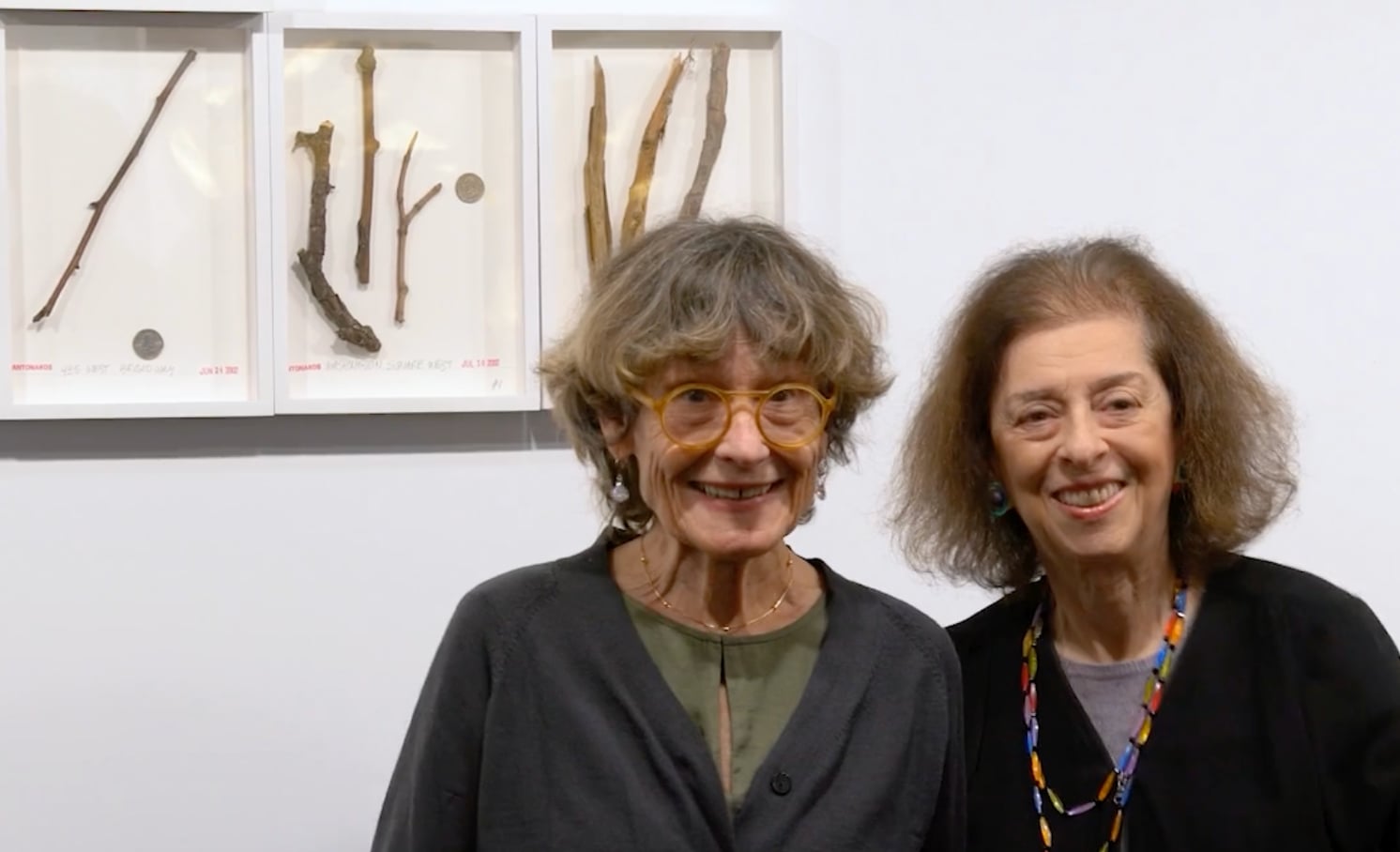 Antonakos: "Last Collage", Avis Berman and Hanne Tierney in dialogue at ...