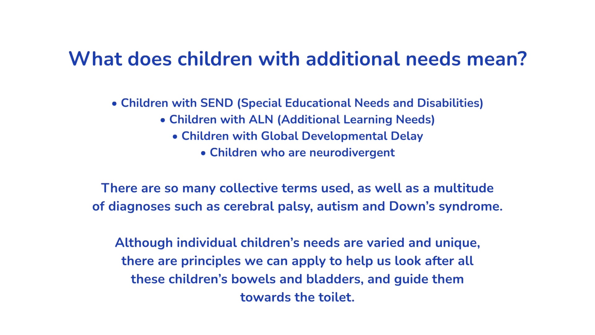 ERIC Helpline Podcast - Potty Training Children with Additional Needs ...