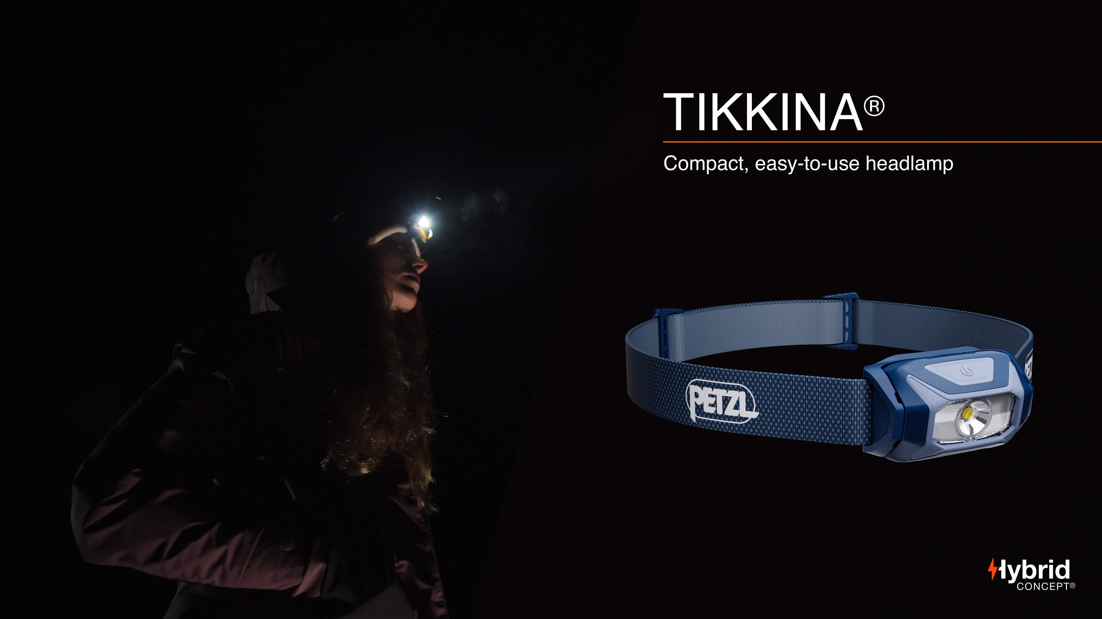 TIKKINA® - Compact, easy-to-use headlamp