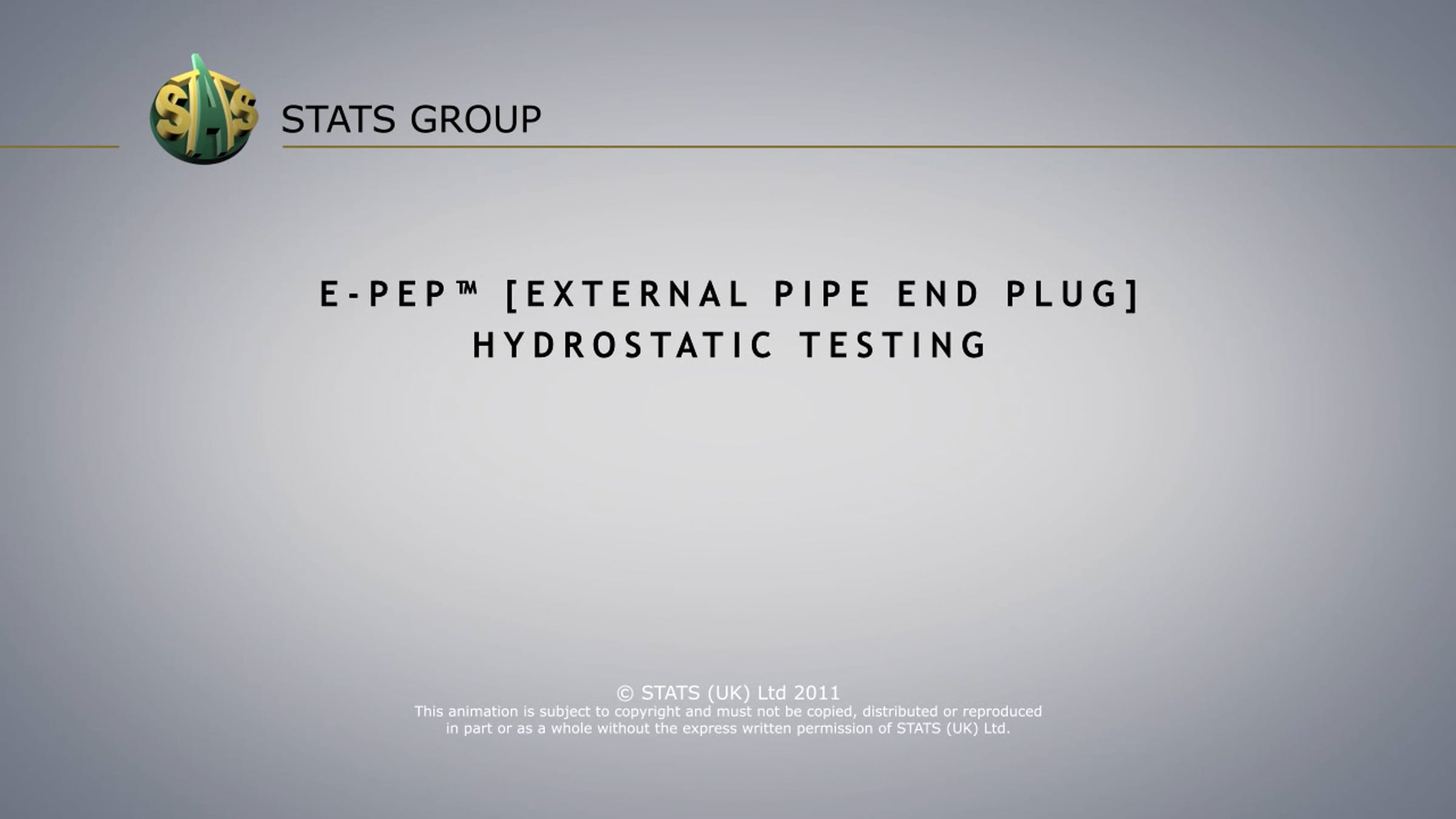 Hydrostatic Test | Pipe End Plugs | E-PEP™