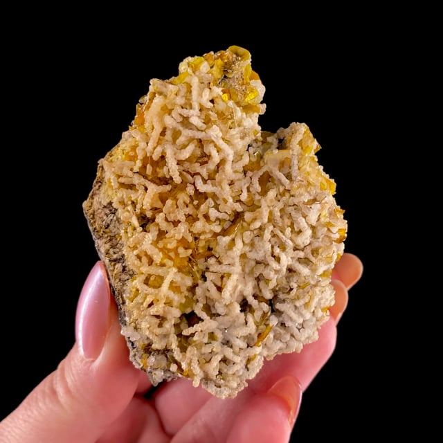 Wulfenite with Calcite | Total Wreck Mine, Cienega Creek, The Narrows ...