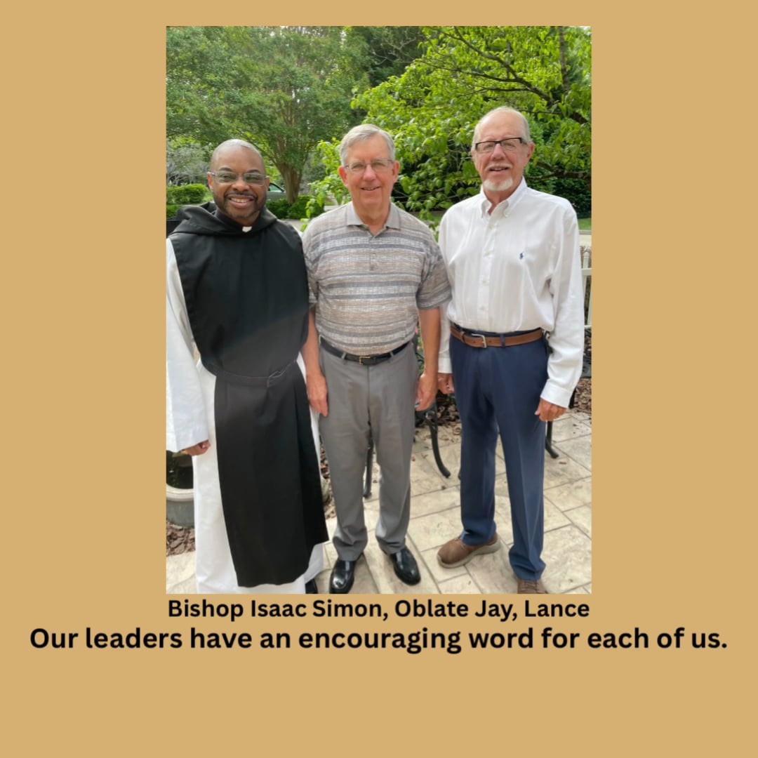Bishop Isaac Simon, Oblate Jay, Lance
