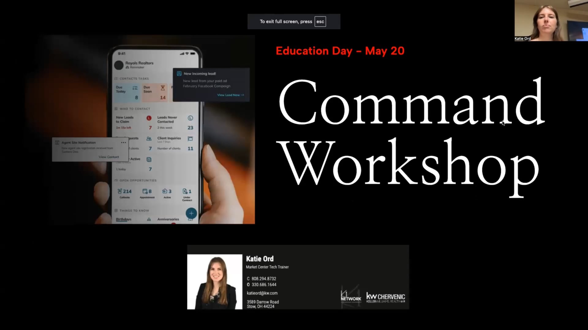 Command Workshop - Contacts