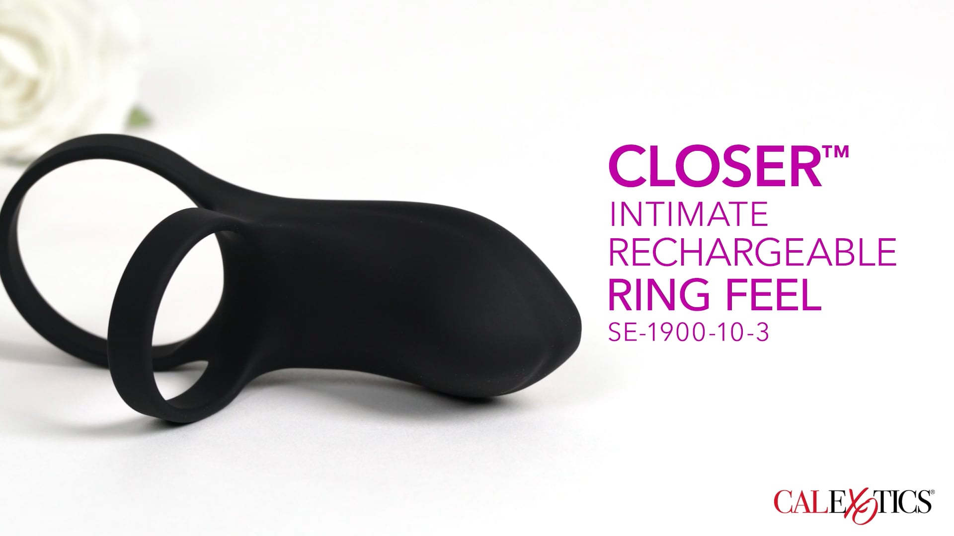 CalExotics Closer Intimate Rechargeable Ring Feel