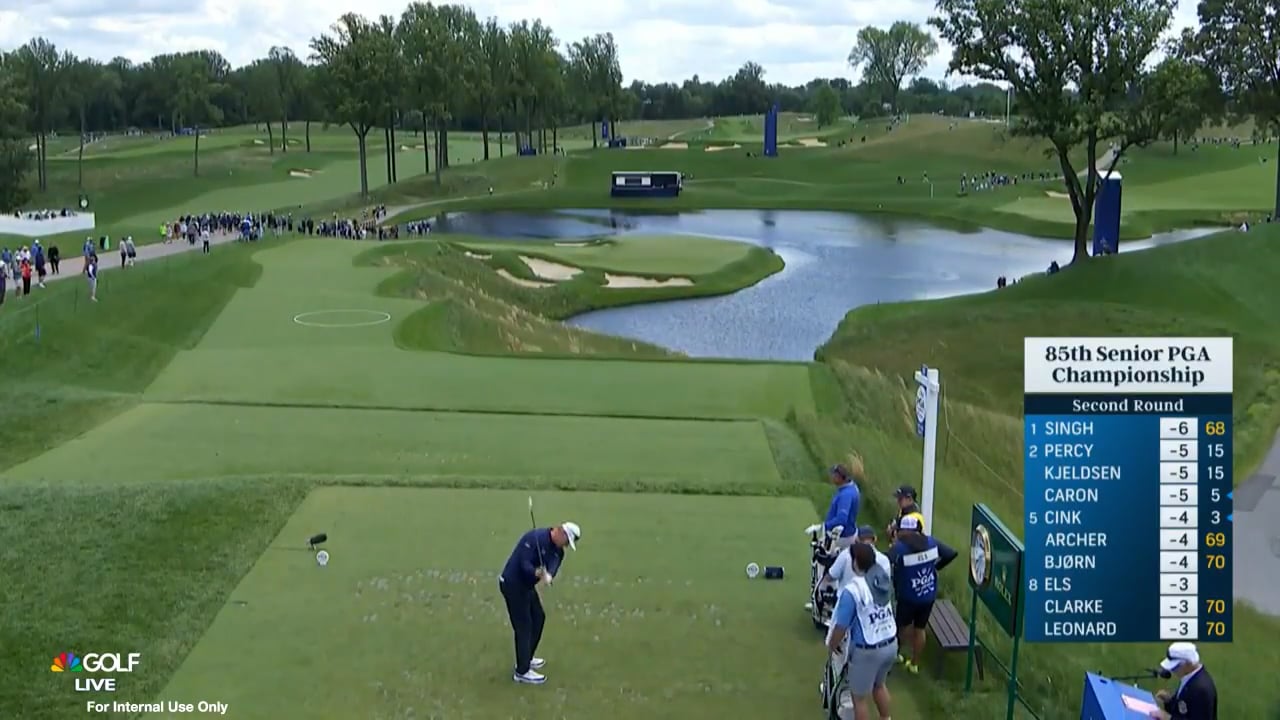 2025 Senior PGA Championship | Gary Schaal, PGA Round 2 #10 Tee ...