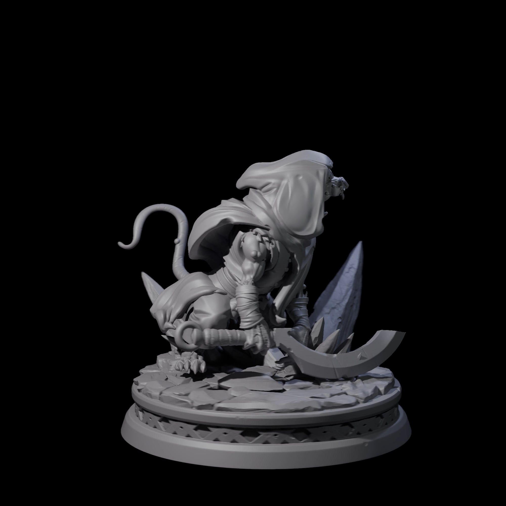 Cloaked Ratfolk Rogue