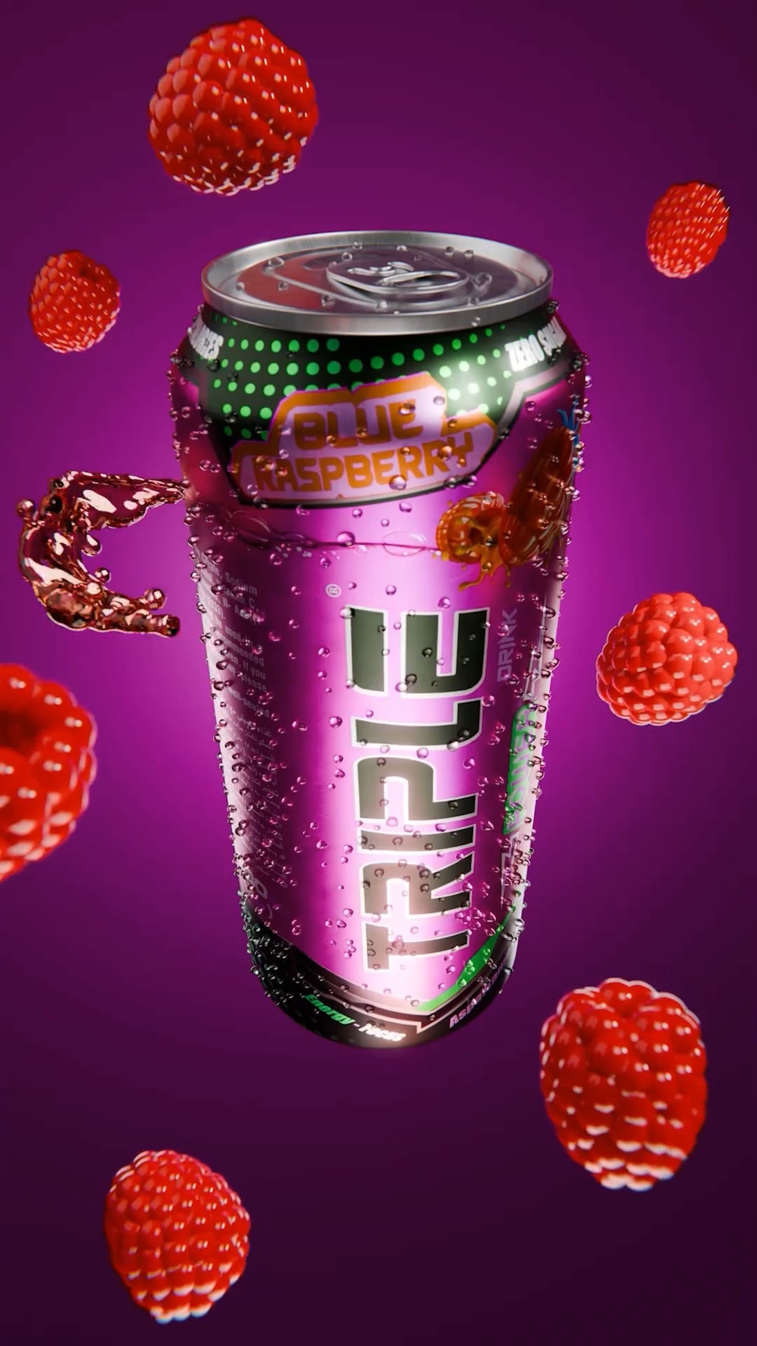 Triple Power – Energy Drink CGI Teaser | Full 3D Product Animation