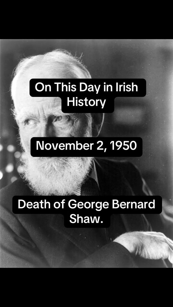 The Death of George Bernard Shaw: A Life That Changed Literature.