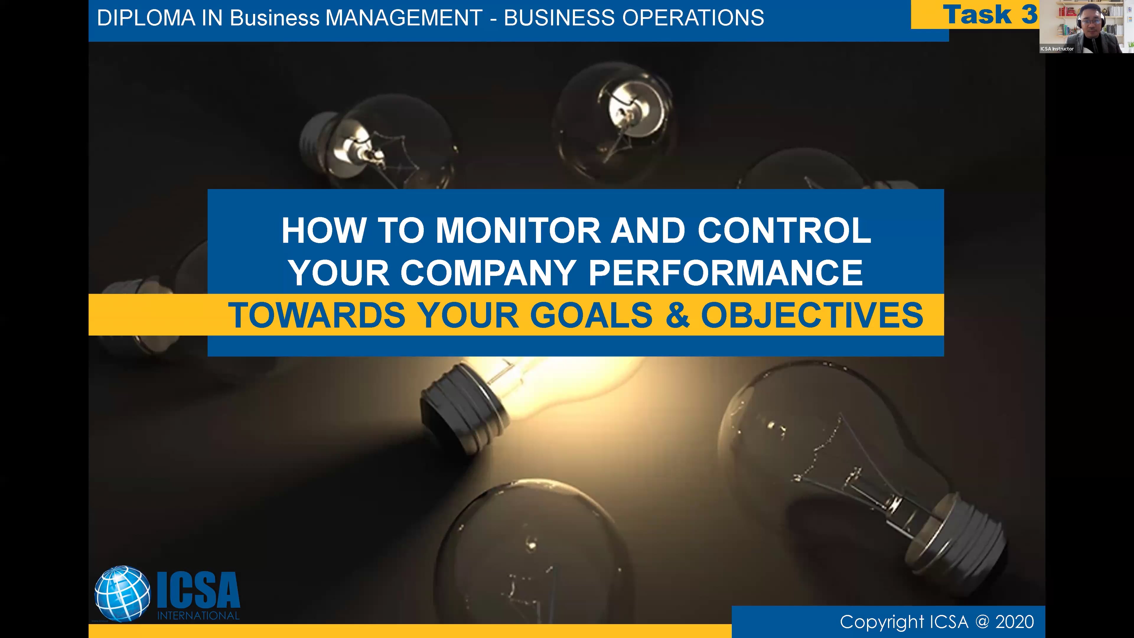 Monitor and Cotrol Performance in Achieving Organizational Goal