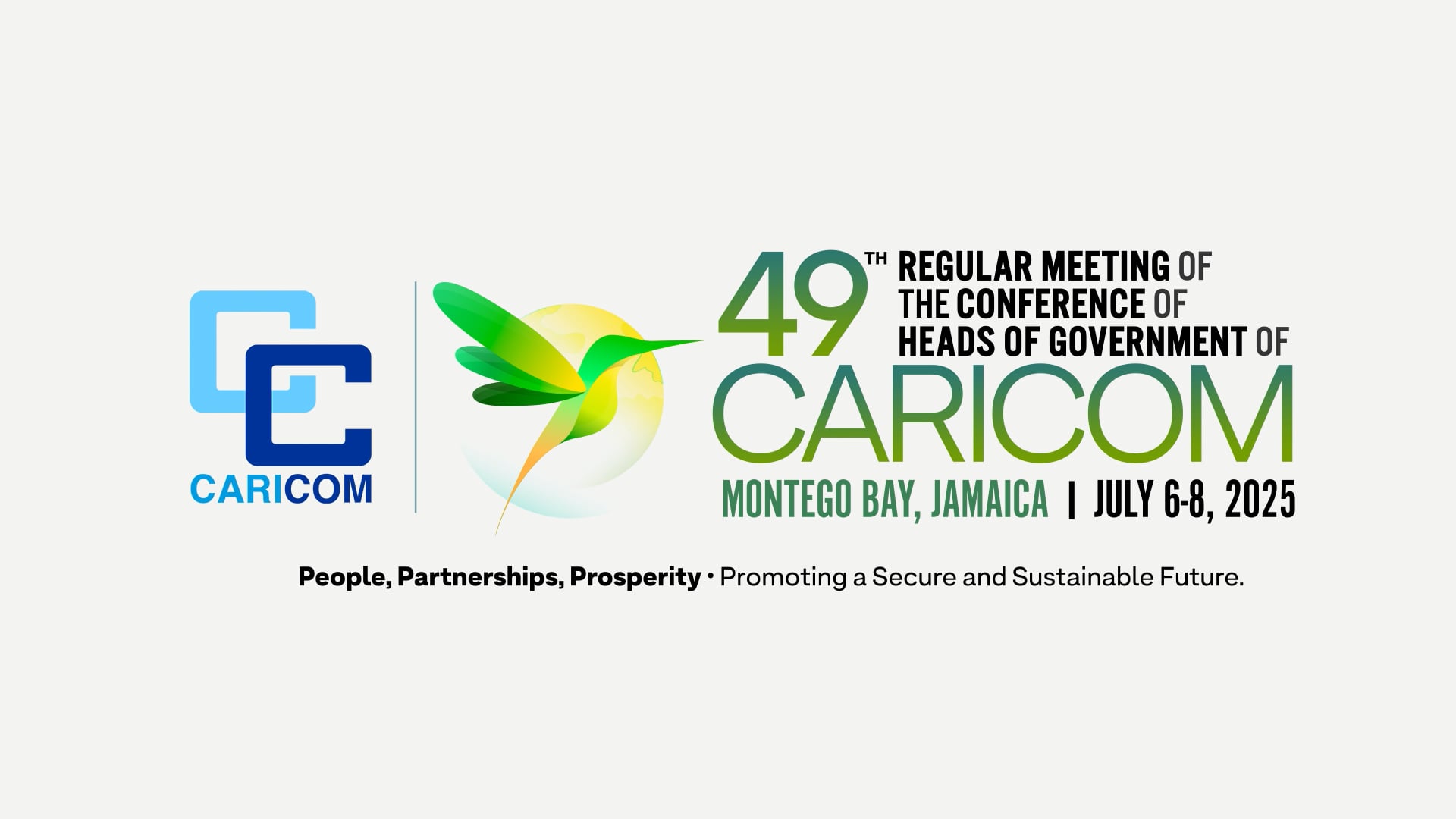 Official Logo of the 49th CARICOM Heads of Government Meeting