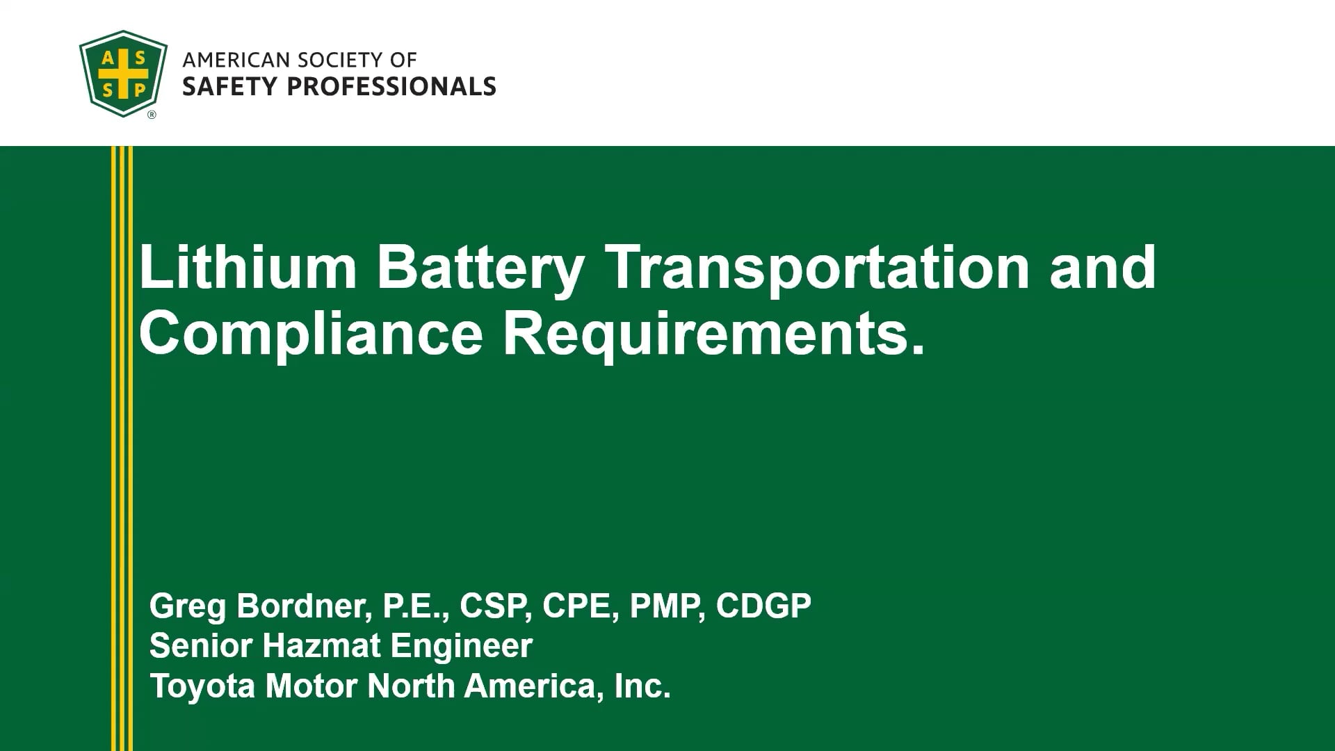 Lithium Battery Transportation and Compliance Requirements