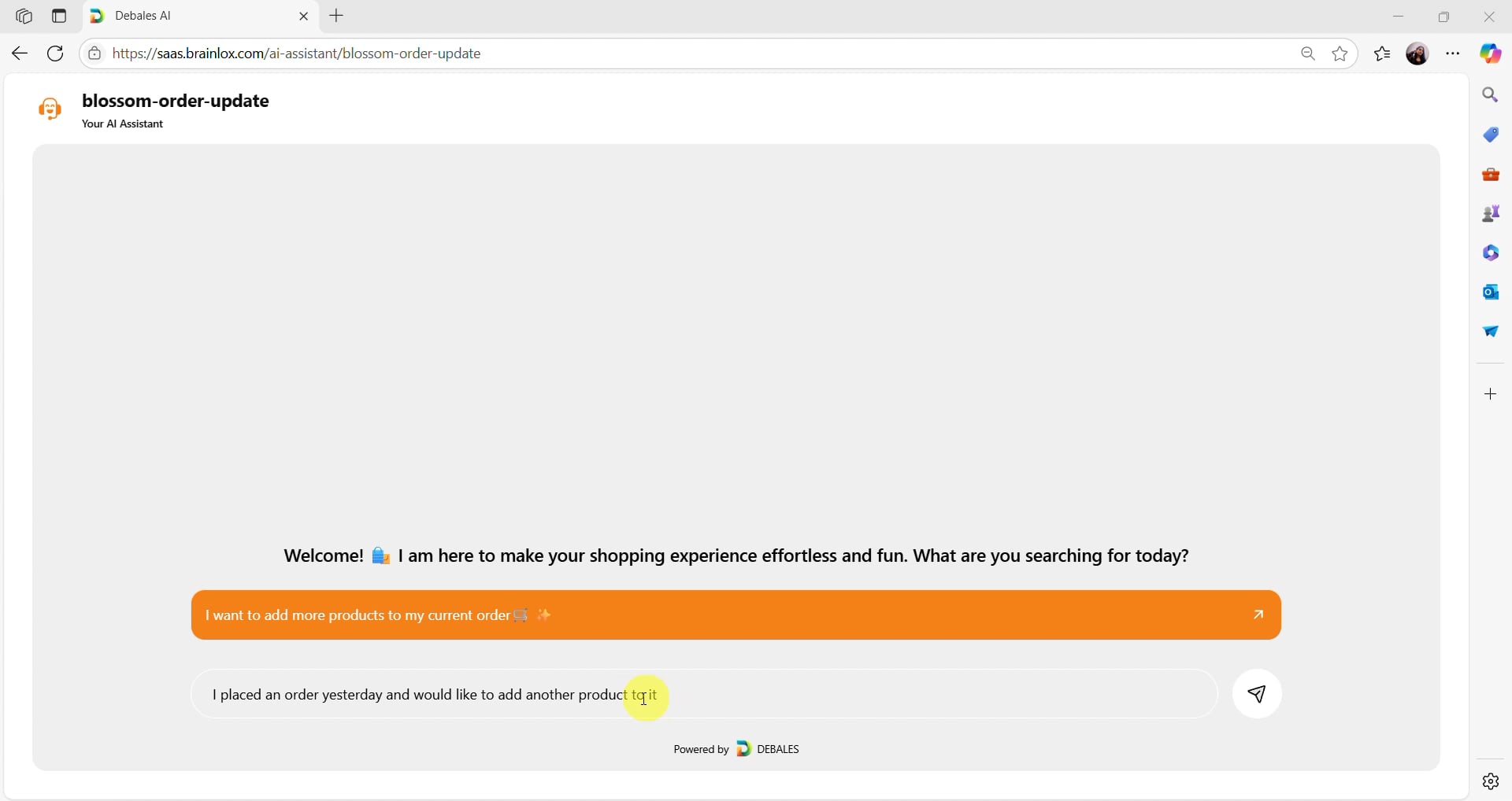 Blossom Order Update Video