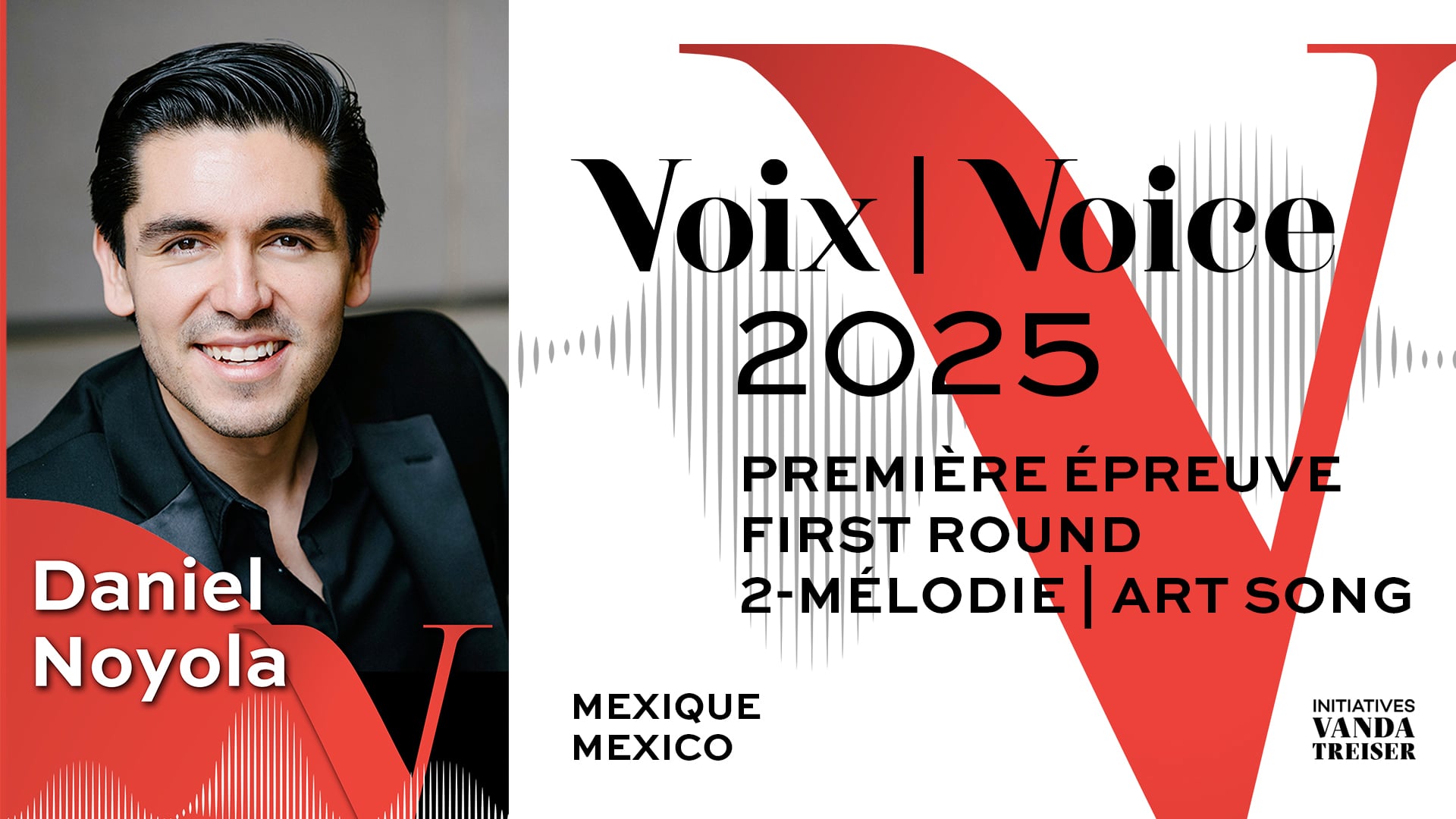 CMIM 2025 Voix | Voice - Mélodie | Art Song - Daniel Noyola