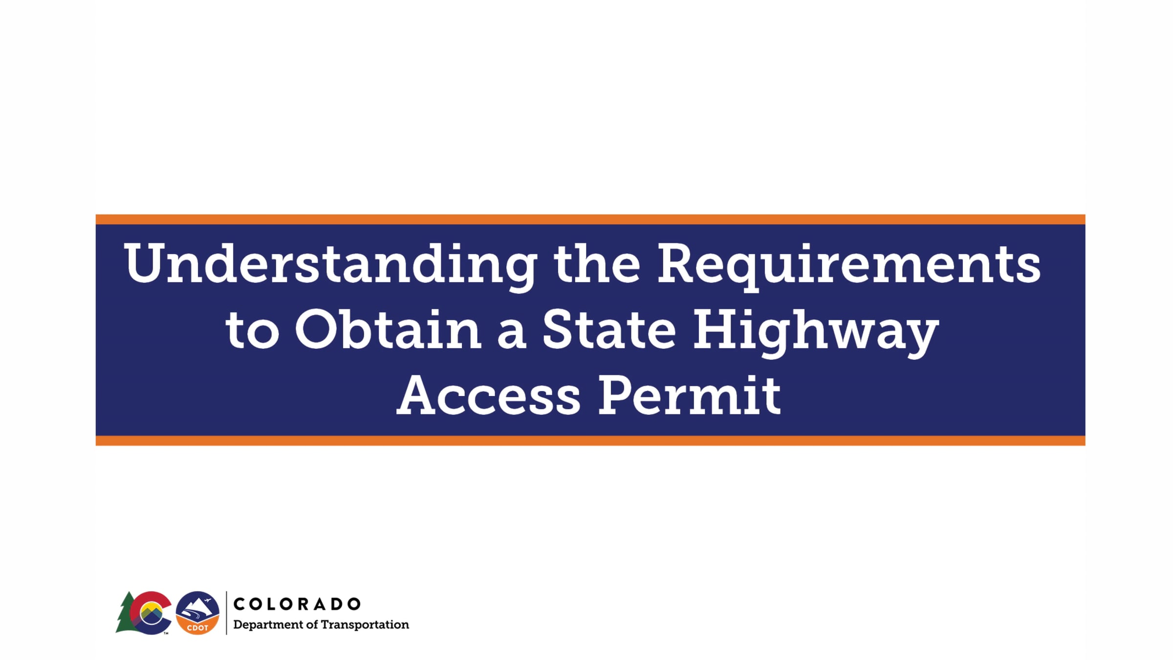 CDOT Access Management Script 1